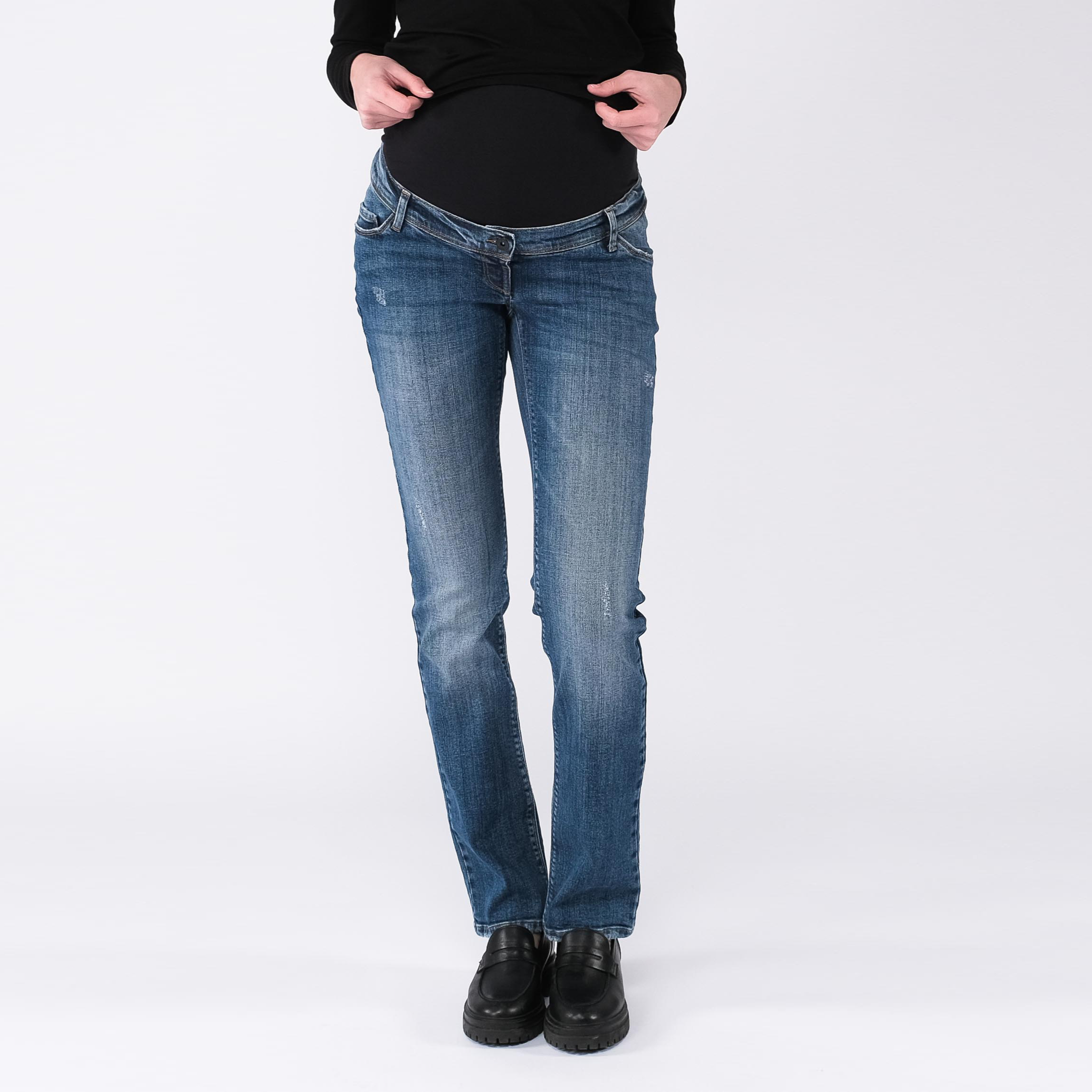 LOVE2WAIT - straight jeans Grace stone wash